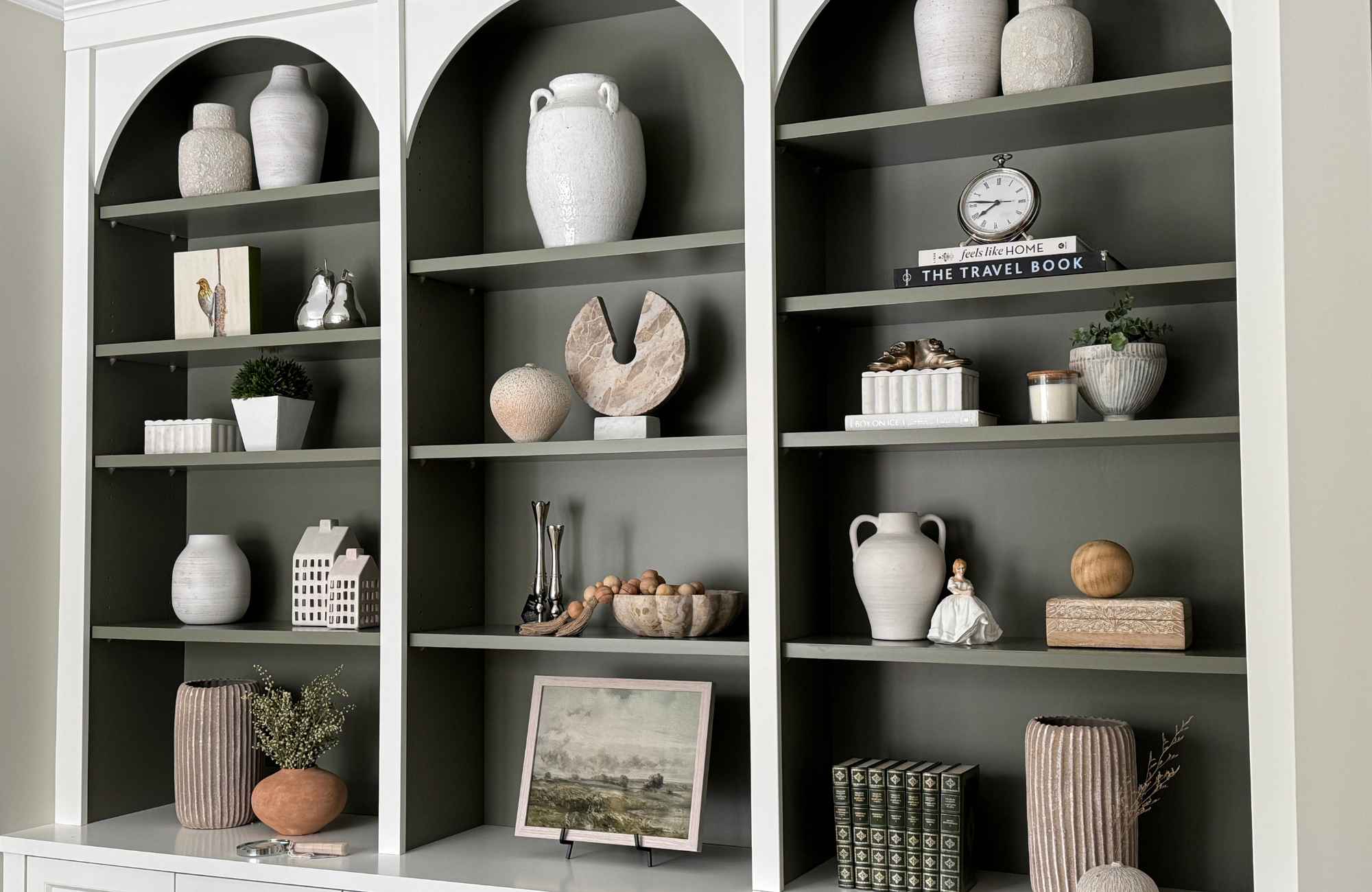 Our Balanced Approach to Styling Shelves - Simply Home Decorating